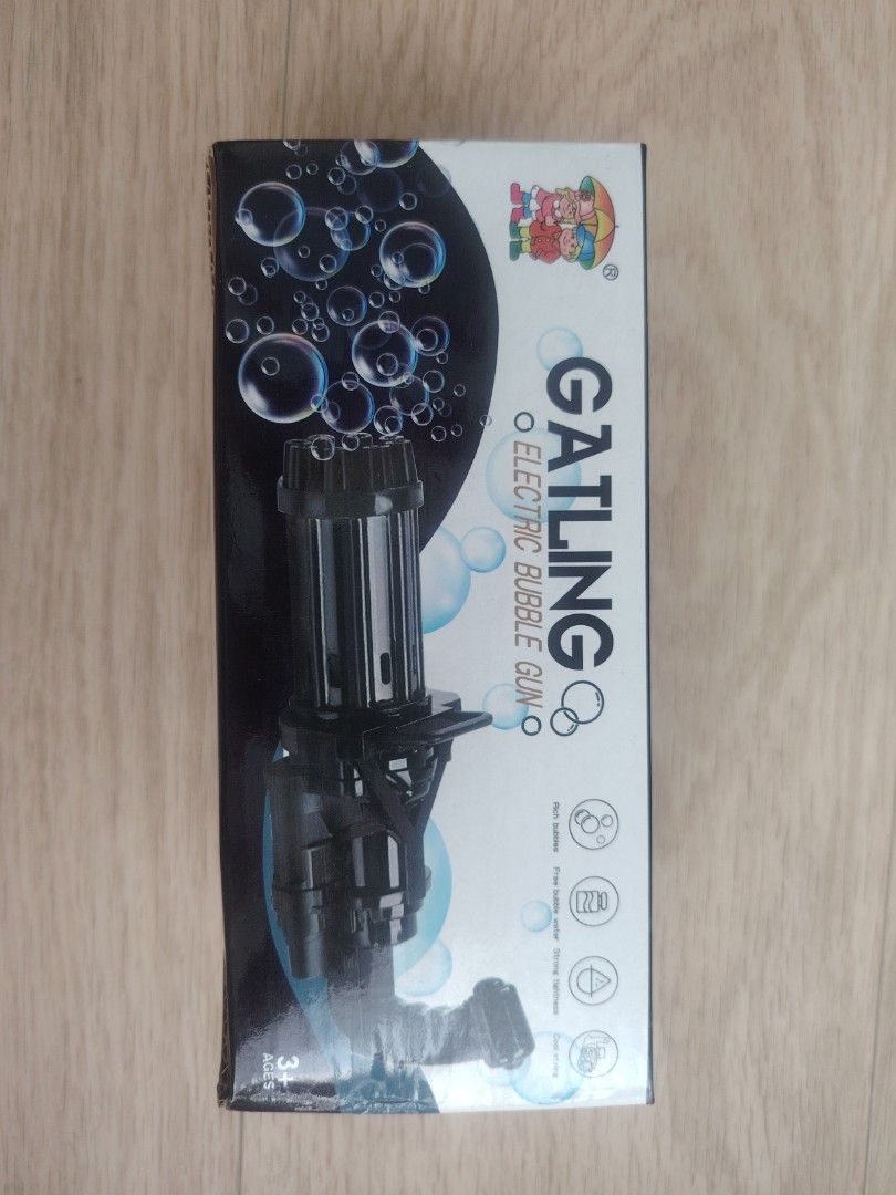 Electric Bubble Gun, Hobbies & Toys, Toys & Games on Carousell