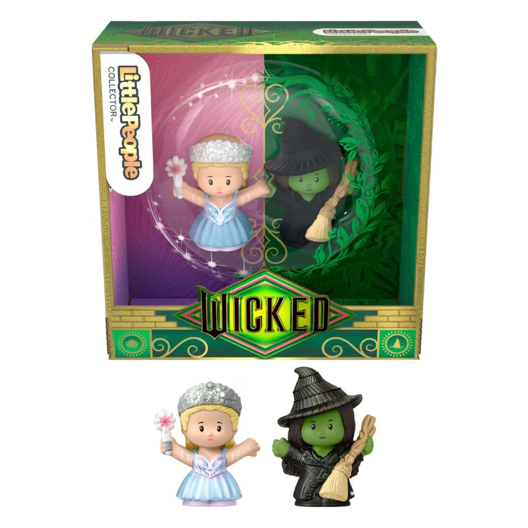Fisher Price Little People Glinda & Elphaba Wicked: For Good Collector ...