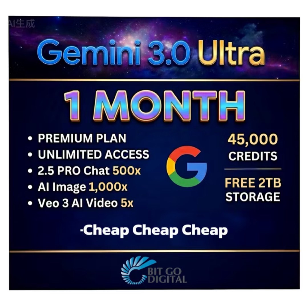 Google Gemini 3.0 *Ultra* 1Month itsss Ultra*, Computers & Tech, Office ...
