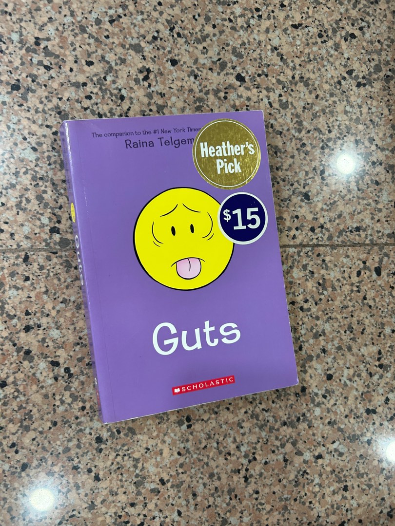 Guts by Raina Telgemeier, Hobbies & Toys, Books & Magazines, Children's ...