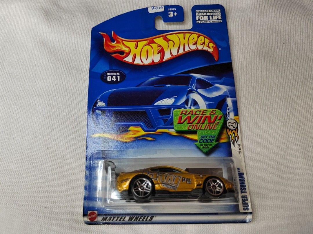 Hot Wheels 2002 First Editions Super Tsunami in Gold Collector #41 ...