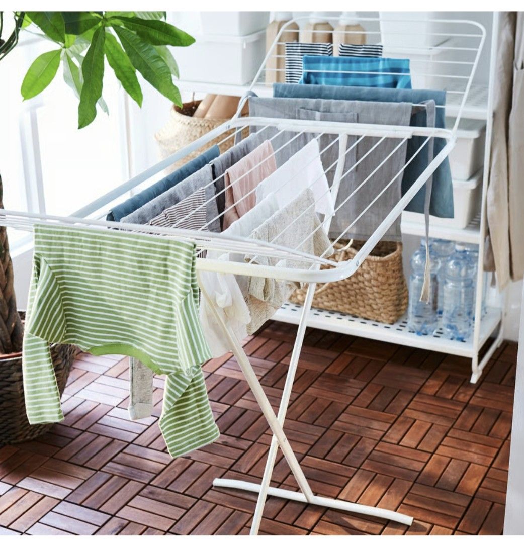 IKEA Clothes Drying Rack, Furniture & Home Living, Home Improvement ...