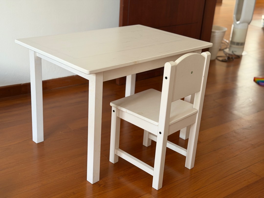 IKEA SUNDVIK table and chair set, Babies & Kids, Baby Nursery & Kids ...