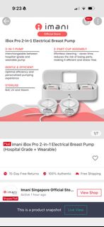 Imani iBox Pro 2-in-1 Electric Breast Pump, Babies & Kids, Nursing ...
