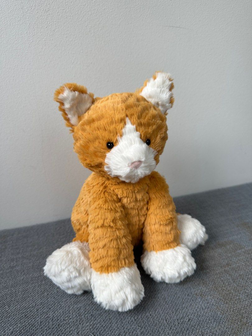 Jellycat Fuddlewuddle Ginger Cat Rare, Hobbies & Toys, Toys & Games on ...