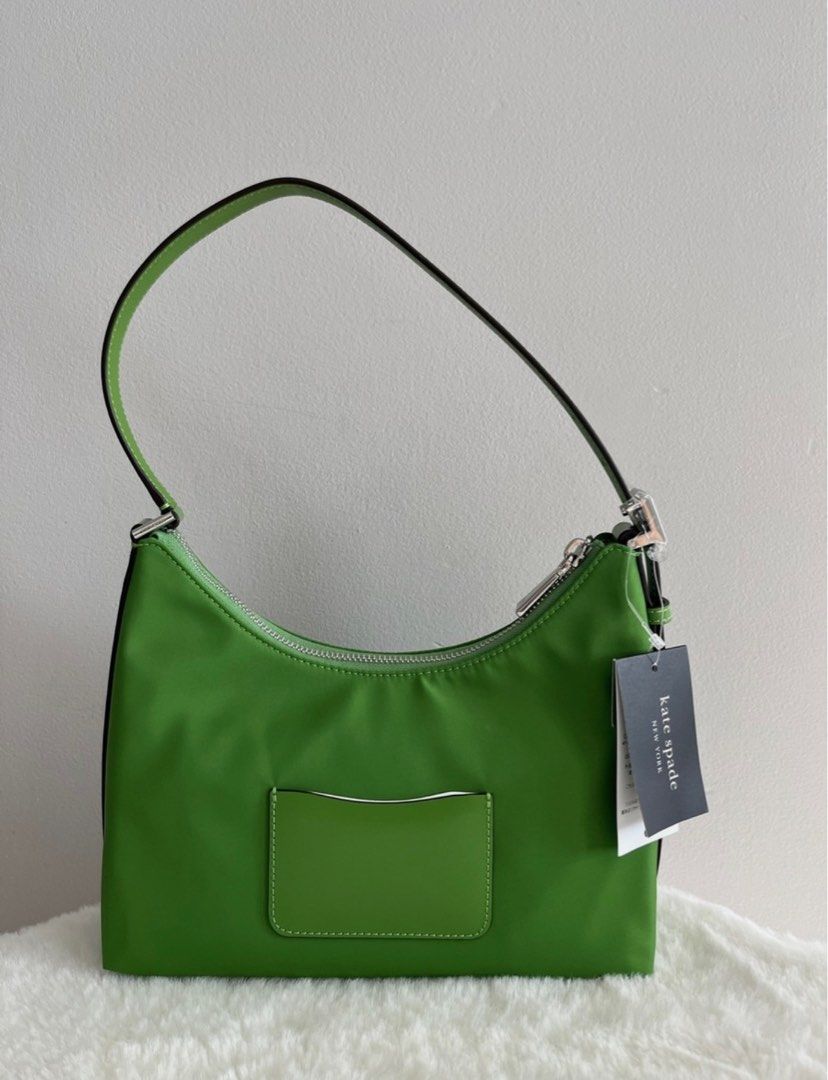 Kate Spade Sam Icon Nylon Shoulder Bag in Green, Luxury, Bags & Wallets ...