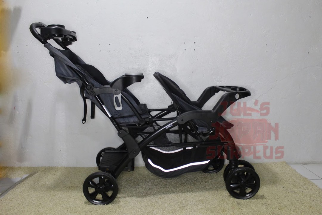 KATOJI Double Stroller 🇯🇵🇯🇵🇯🇵, Babies & Kids, Going Out, Strollers on ...