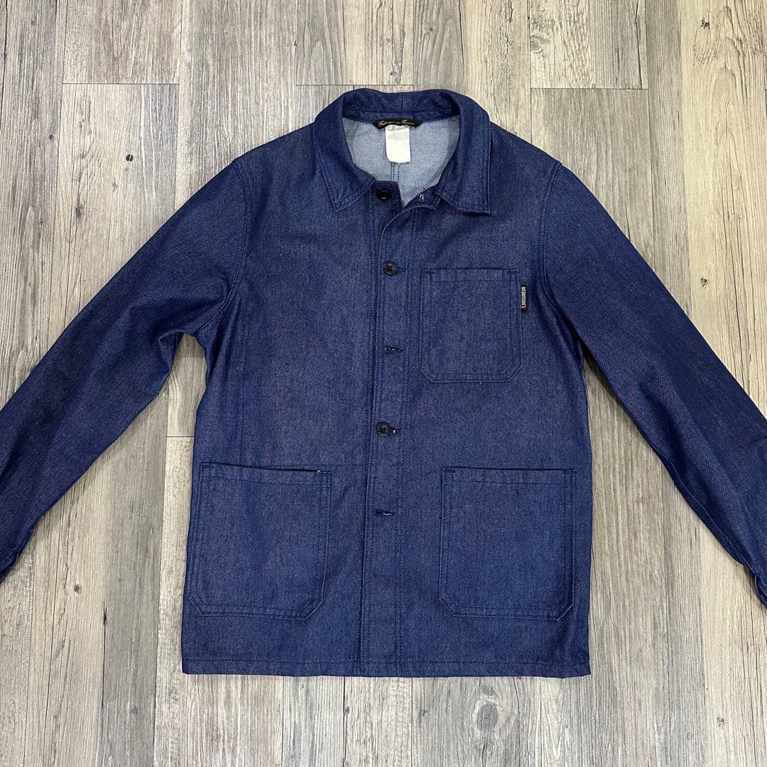 Le Laboureur for Gardenheir Denim Chore Work Jacket, Men's Fashion ...
