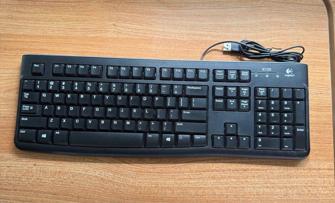 Logitech K120 Wired Keyboard, Computers & Tech, Parts & Accessories ...
