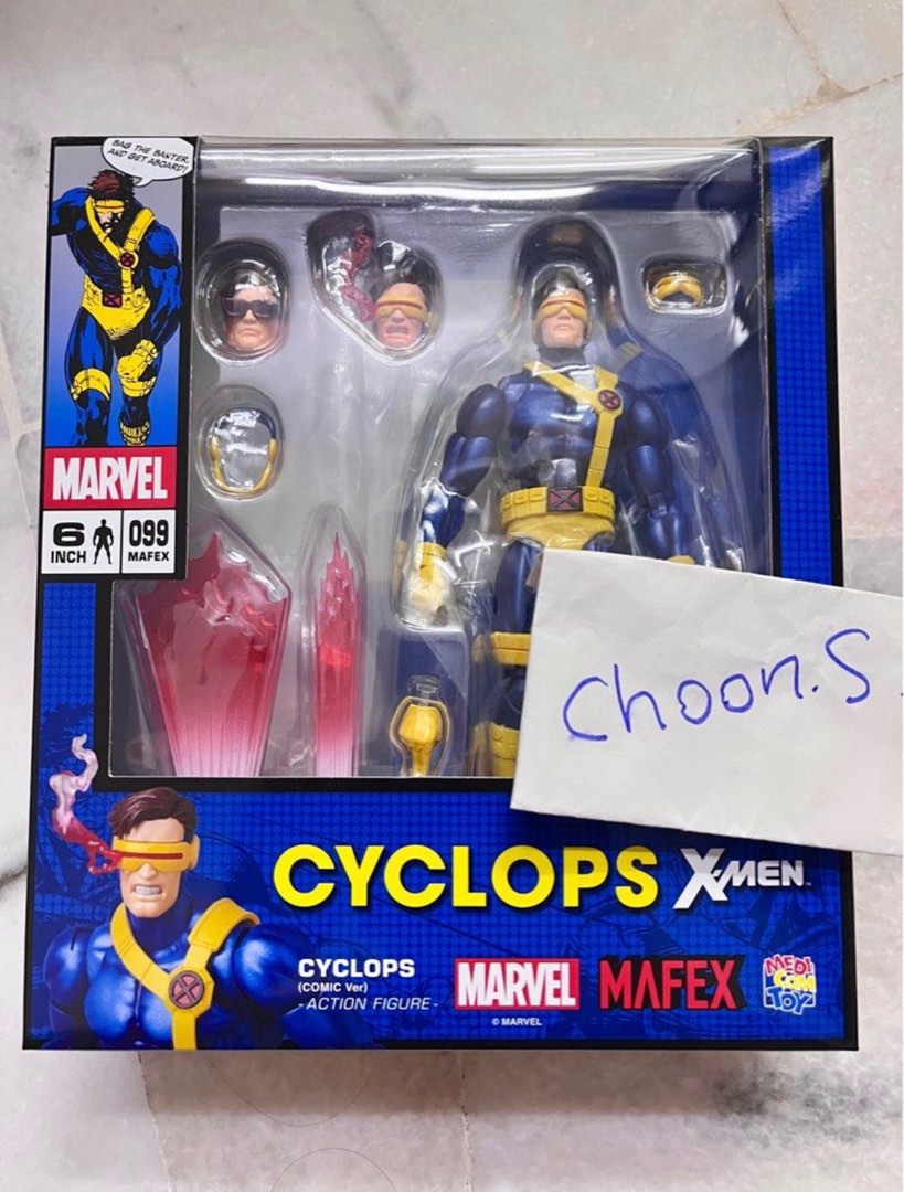 MAFEX 099 Cyclops X-Men Comic Ver. Action Figure(reissue), Hobbies ...