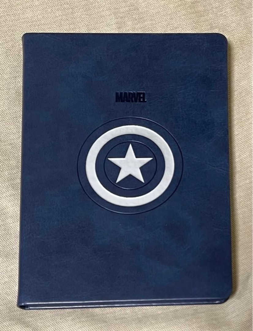 全新Marvel 美國隊長 筆記簿(橫線款)/ Captain America Notebook, 興趣及遊戲, 手作＆自家設計, 文具 ...