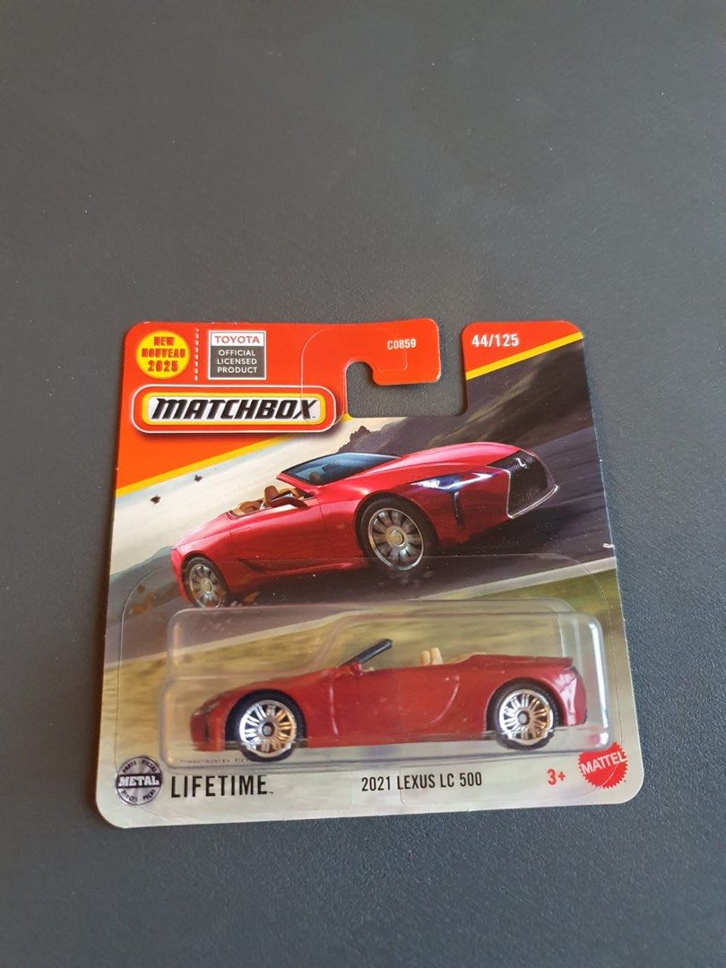 matchbox short card 2021 lexus lc 500 red toyota jdm Hot Wheels diecast ...