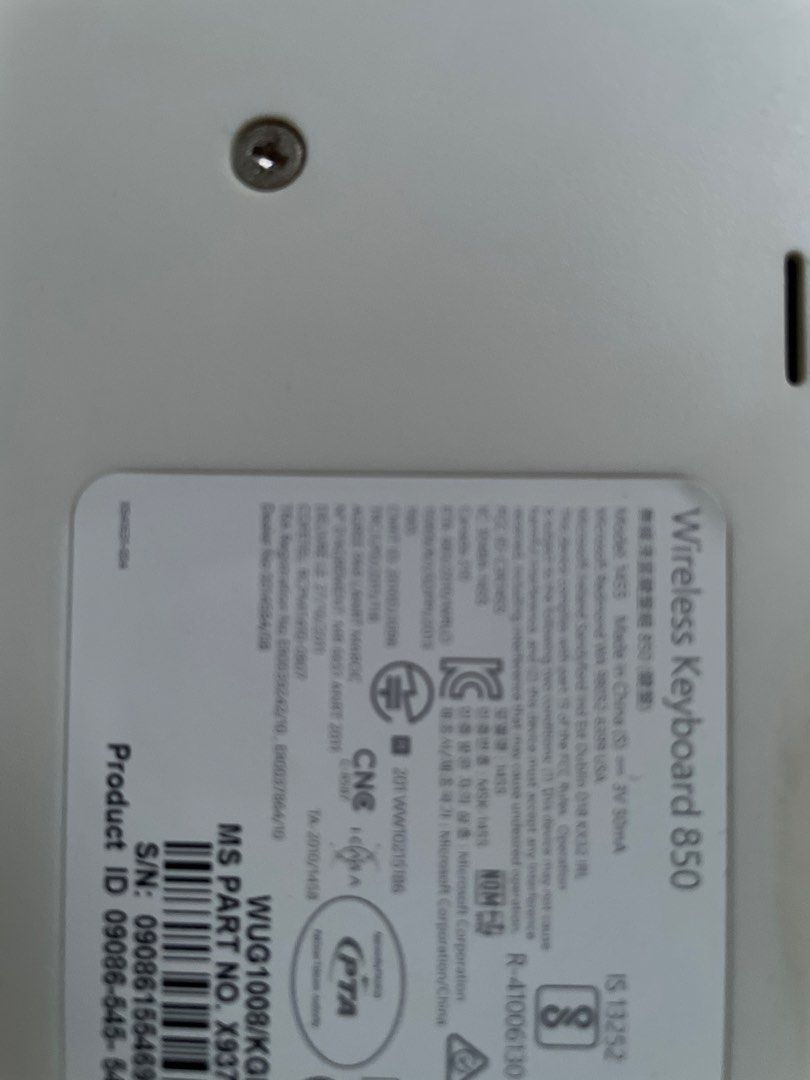 Microsoft Wireless Keyboard 850 and Mouse Set, Computers & Tech, Parts ...