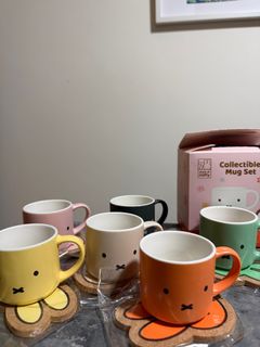 Miffy x VIPO 70th Anniversary Collectible Mug Set, Furniture & Home Living, Kitchenware ...