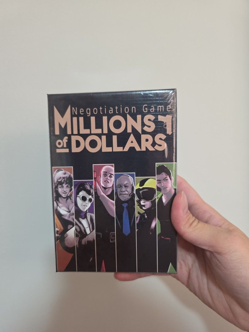 Negotiation Game Millions of Dollars (board game / card game), Hobbies ...