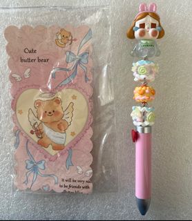 New Popmart SP Skull Panda inspired pop bean ballpoint Pen, Hobbies ...