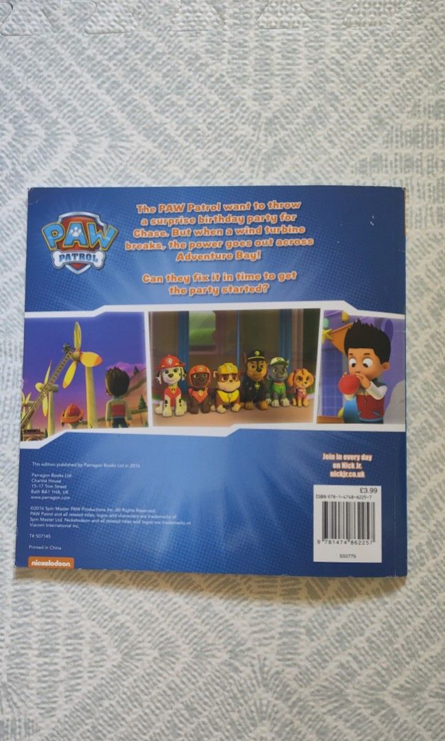 Paw Patrol PB Book 🐶, Hobbies & Toys, Books & Magazines, Children's ...