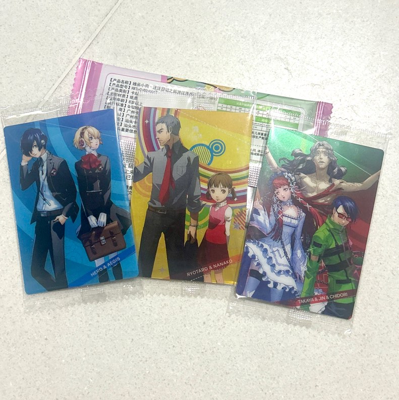 Persona 3 Reload P3R, P4G Trading Chara Cards, Hobbies & Toys ...