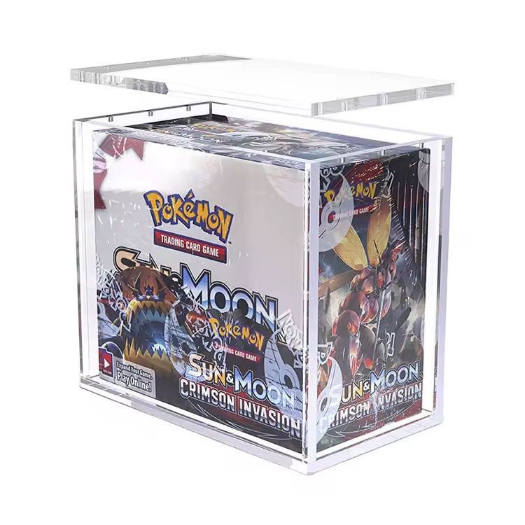 Pokemon booster box/ETB Acrylic Display case (English version) Jap ...