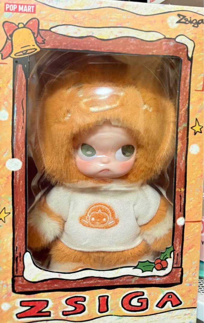 POP MART Zsiga Gingerbread Man 1/8 Action Figure, Hobbies & Toys, Toys ...
