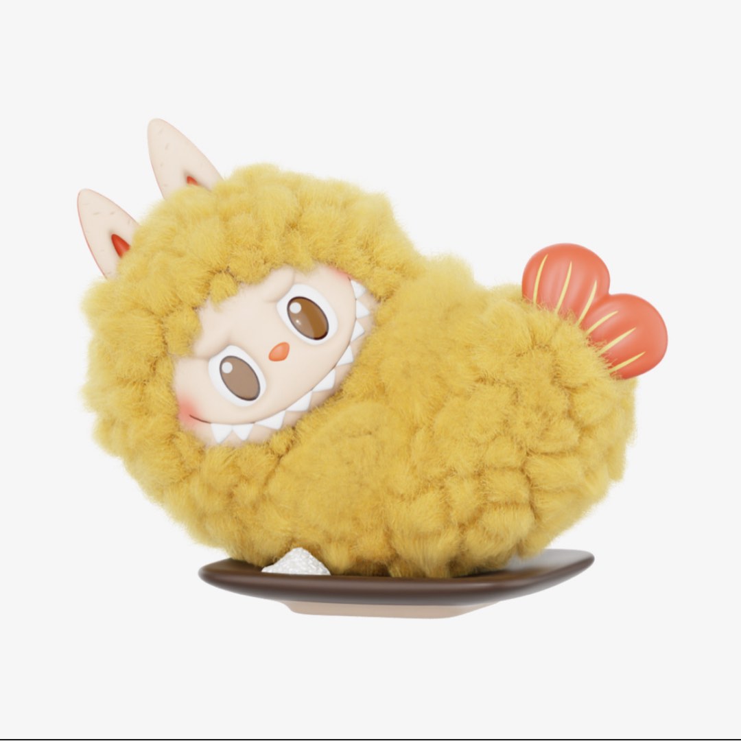 POPMART The monsters labubu figure wacky mart fried shrimp, Hobbies ...