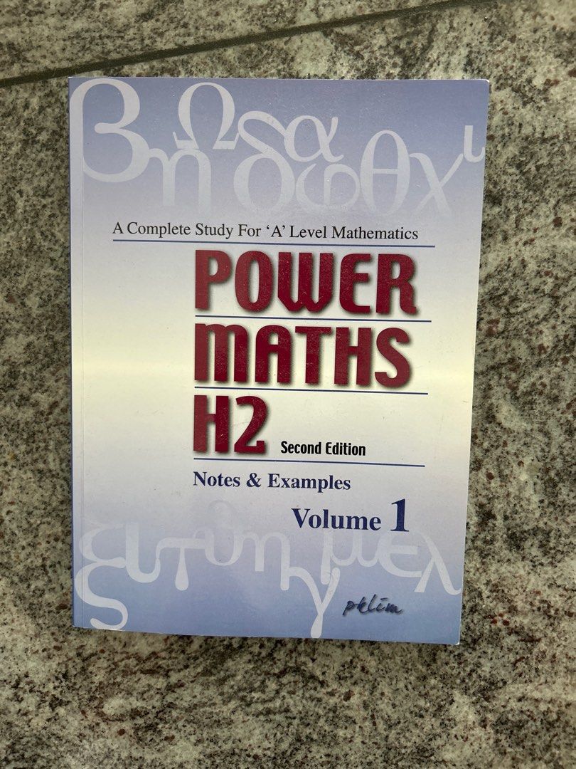 Power Maths H2 Volume 1 - A Level Mathematics Textbook, Hobbies & Toys ...