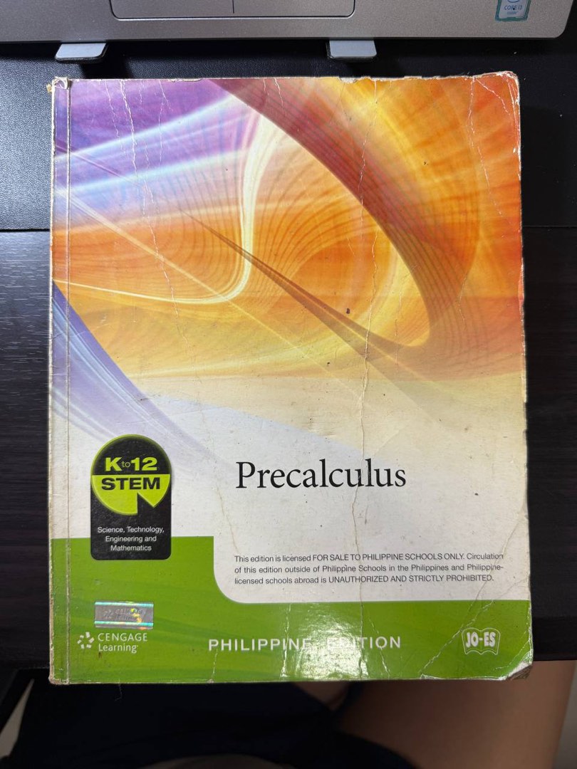 Precalculus Textbook - Philippine Edition, Hobbies & Toys, Books ...