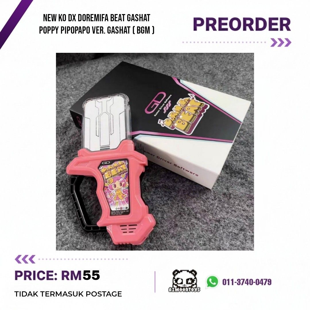 PREORDER KO DX Doremifa Beat Gashat Poppy Pipopapo Ver Gashat ( BGM ...