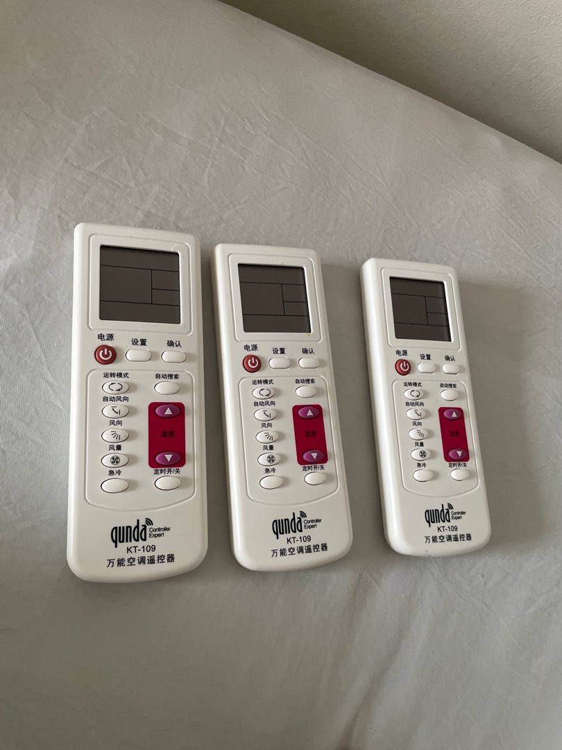 Qunda KT-109 Universal Air Conditioner Remote Control, TV & Home ...