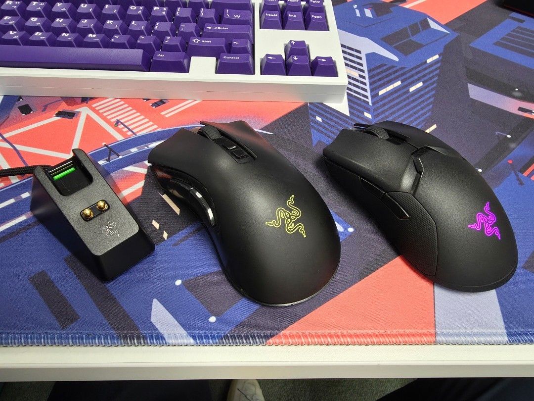 Razer Deathadder V2 Pro Modded + Razer Viper Ultimate + Razer Charging ...