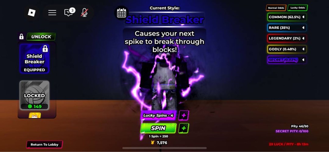 Roblox x Volleyball Legends (VBL) - 3 Secret Styles + 1 Ultra Styles ...
