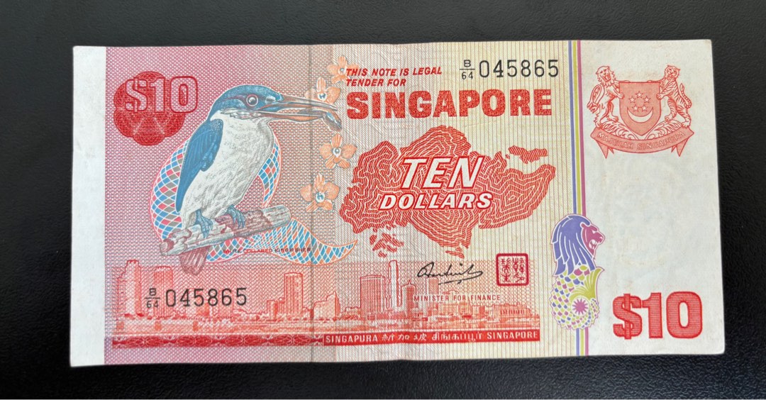 S$10 Bird series note, Hobbies & Toys, Memorabilia & Collectibles ...
