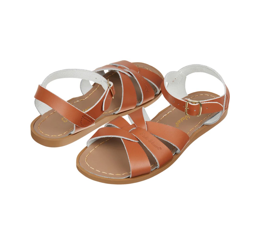 Saltwater Original Tan Kids Sandal, Babies & Kids, Babies & Kids ...