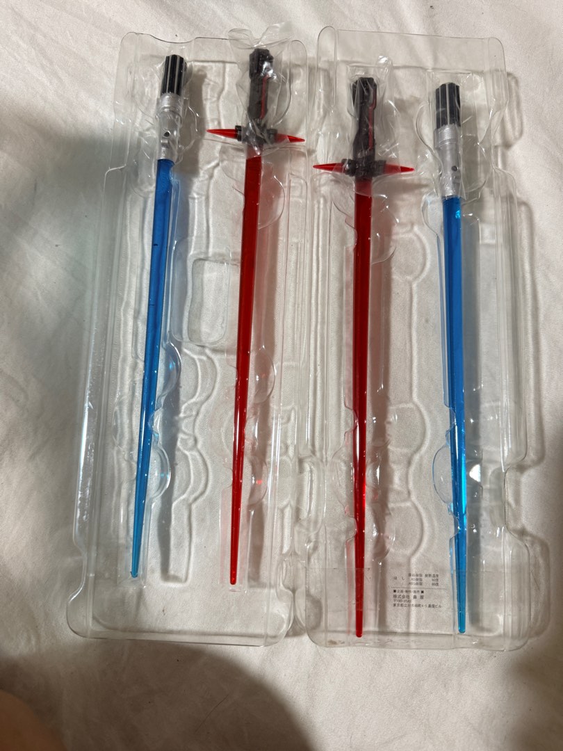 Star Wars Lightsaber Chopsticks, Hobbies & Toys, Toys & Games on Carousell
