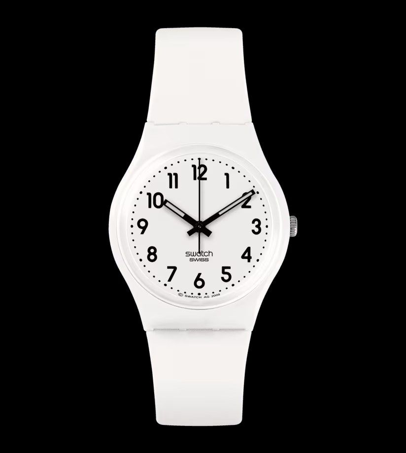 Swatch SO28W107-S14 White Watch, Women's Fashion, Watches & Accessories ...