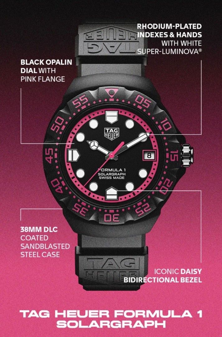 TAG Heuer Formula 1 SolarGraph Limited Edition, Men's Fashion, Watches ...