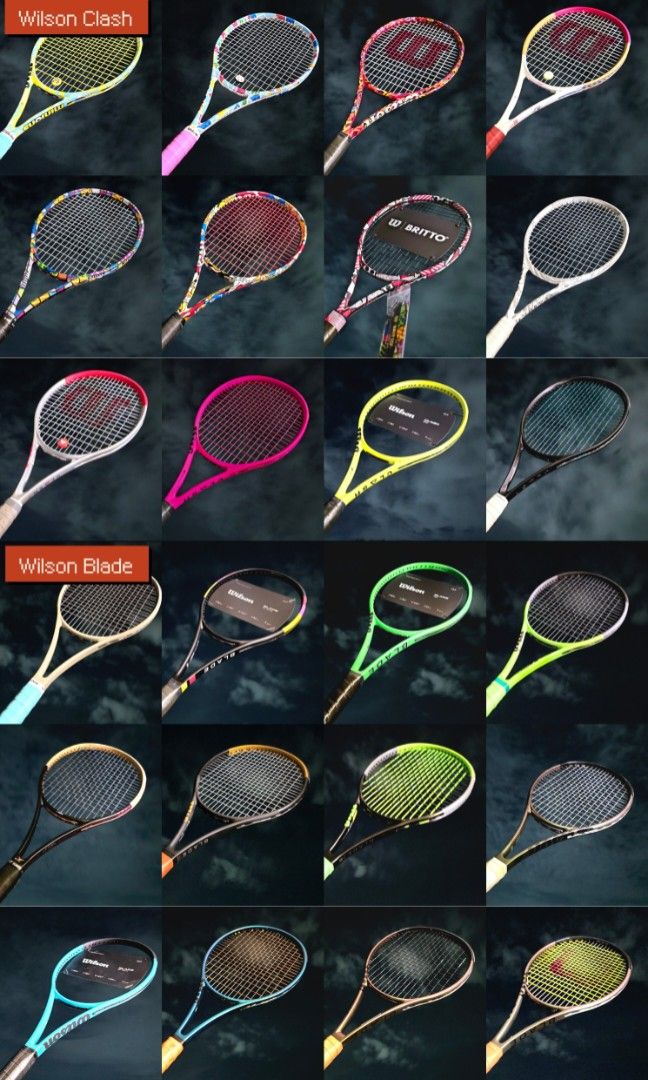 Tennis Rackets with skin collections, Sports Equipment, Sports & Games ...