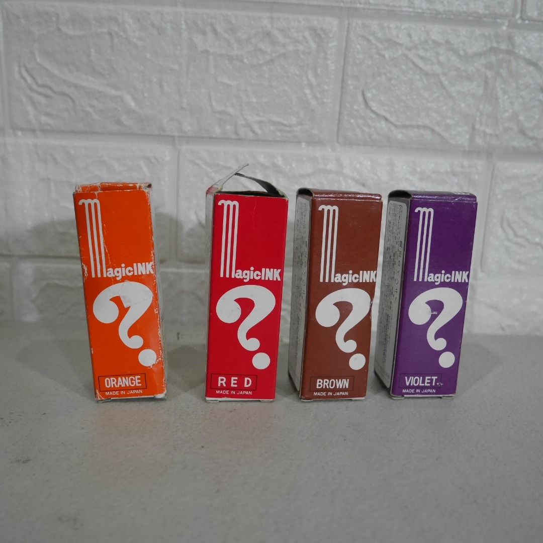 Teranishi Magic INK Markers (Set of 4) - Japan's Iconic Permanent Oil ...