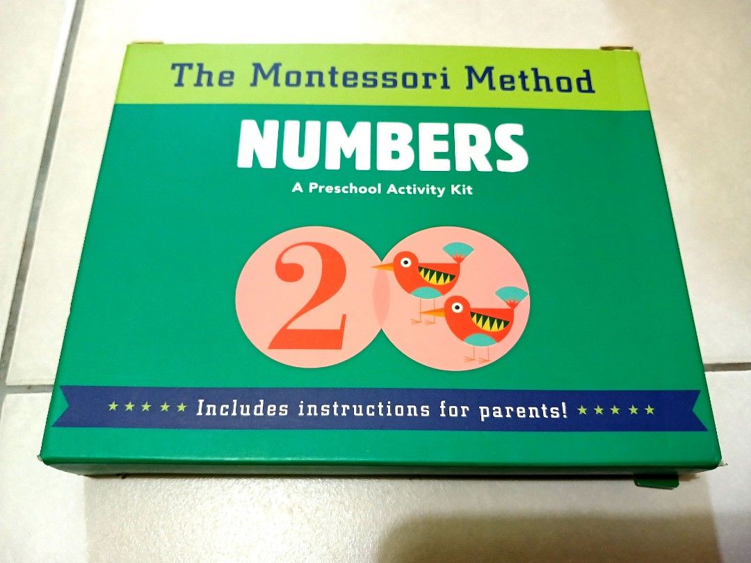 The Montessori Method Numbers Preschool Activity Kit, Hobbies & Toys ...