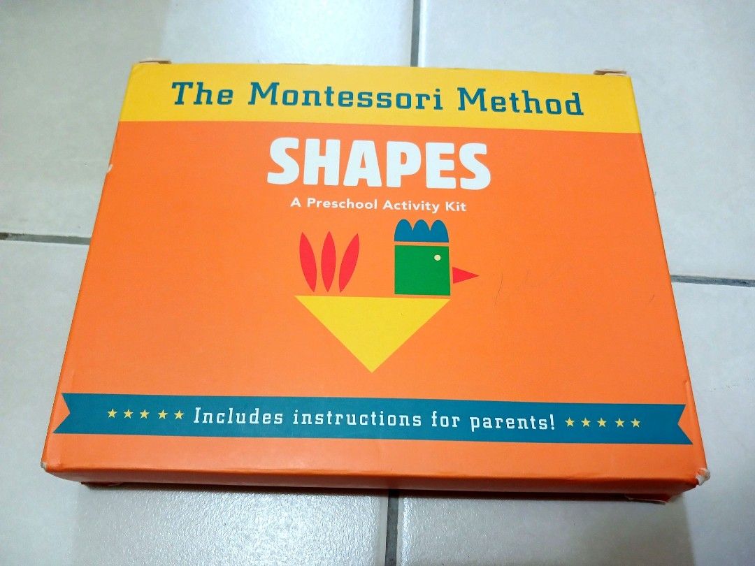 The Montessori Method Shapes Preschool Activity Kit (GET THE WHOLE SET ...