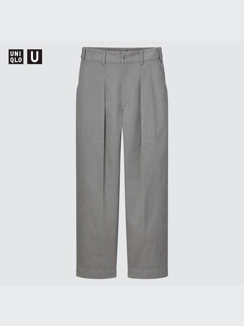 Uniqlo U Baker Pants - Grey, Women's Fashion, Bottoms, Other Bottoms on Carousell