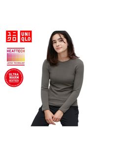 🔥(L)ULTRA WARM LADIES HEATTECH UNIQLO, Women's Fashion, Tops ...