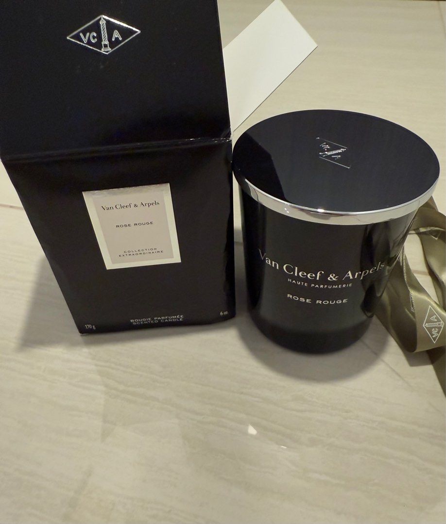 Van Cleef Arpels VCA Scented Candle Haute Parfumerie in Rose Rouge 170G ...