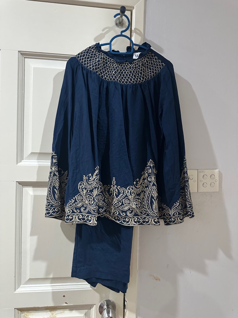 Wanzar Odette Baju Kurung Set, Women's Fashion, Muslimah Fashion, Baju ...