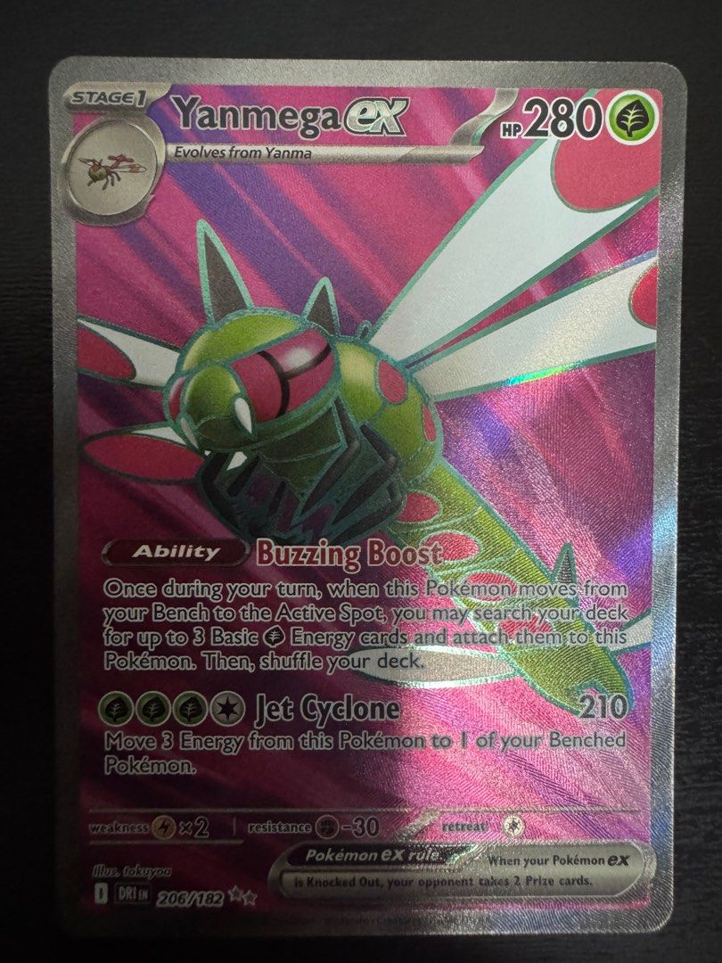 Yanmega FA 206/182 Pokemon Card Destined Rivals, Hobbies & Toys, Toys ...
