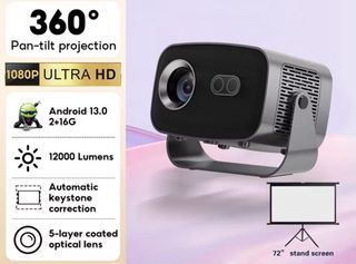 KONKA C1 Pro Projector with Stand, TV & Home Appliances, TV ...