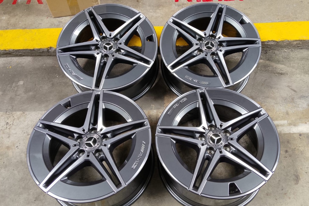 18" Mercedes Benz Original rims (staggered), Car Accessories, Tyres ...