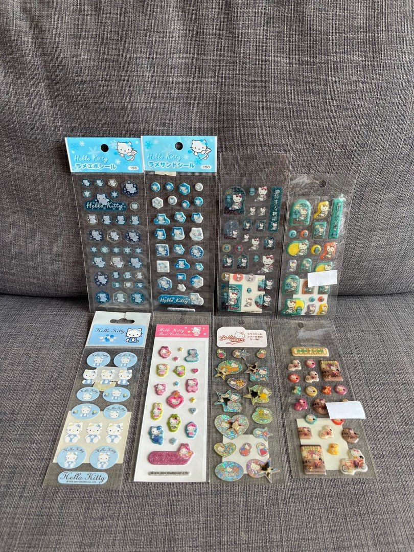 1pc Hello Kitty Sticker Sheet | Sanrio, Hobbies & Toys, Stationery ...