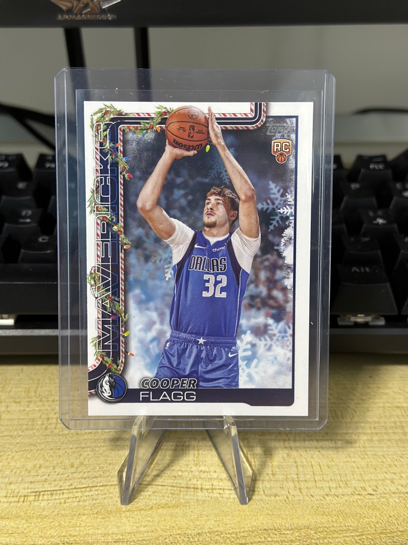 2025-26 Topps NBA Holiday Cooper Flagg RC, Hobbies & Toys, Toys & Games ...