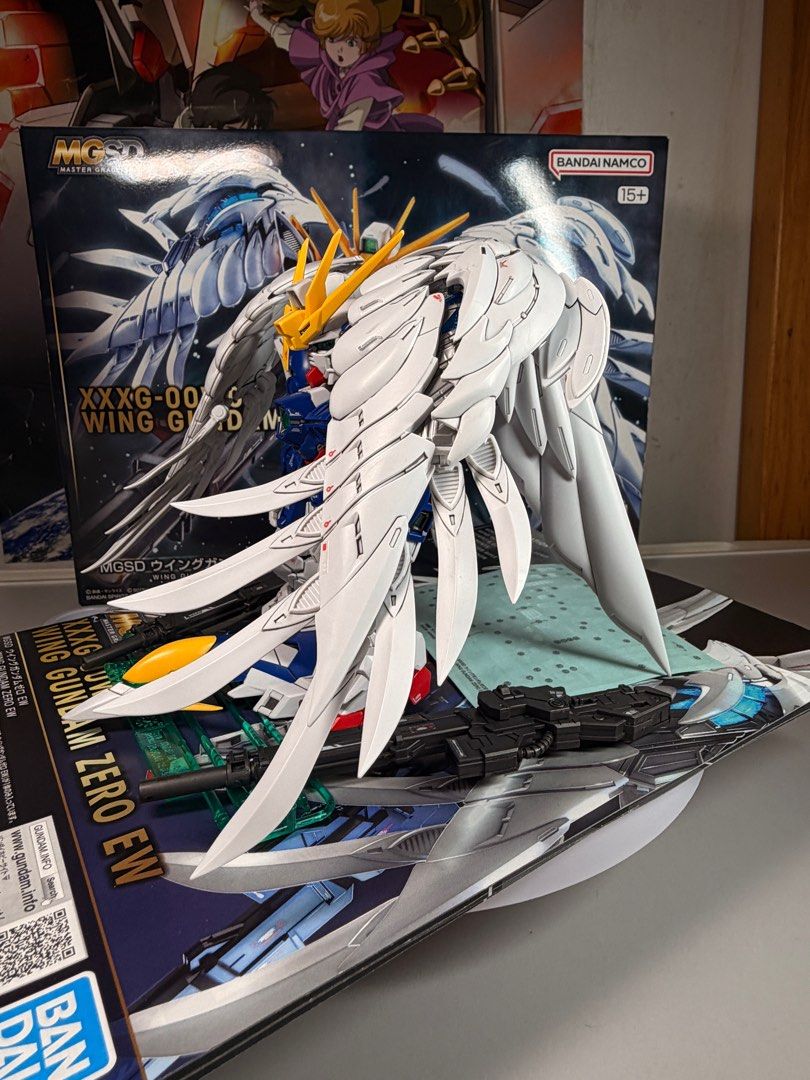 代工作品 MGSD 無比例 機動戰士高達 新機動戰記 W 戰敗者的榮光 飛翼高達零式 已砌 滲線 高達模型, 興趣及遊戲, 玩具 & 遊戲類 - Carousell